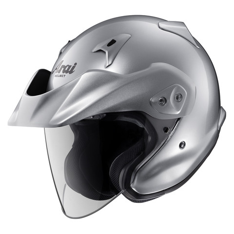 Max MC Direct Arai CT-Z Helmet Alumina Silver, Arai Openface